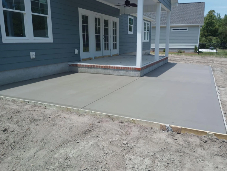 Concrete Patio Contractors Newport, NC | Bogey Concrete Services Inc.